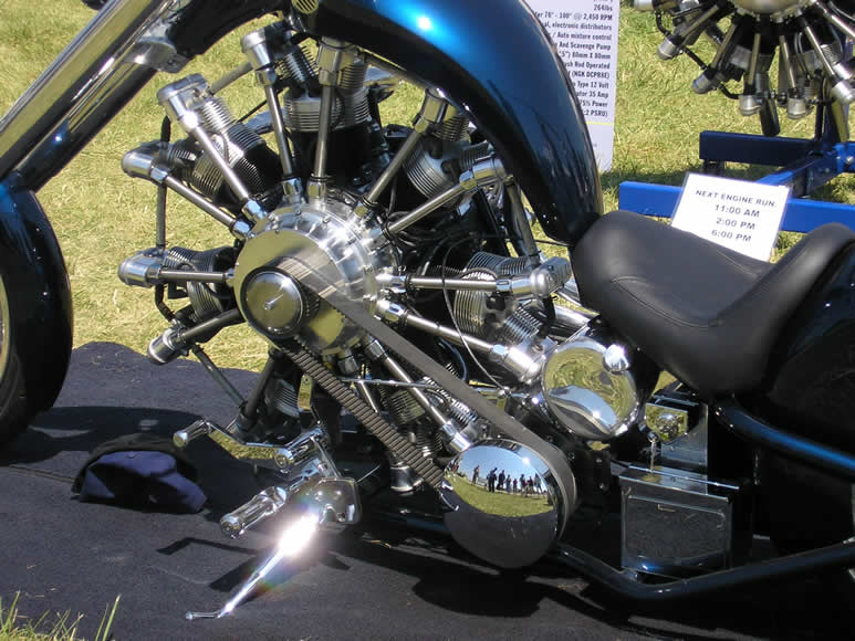 Extreme Machines.: Radial Engine Motorcycle.