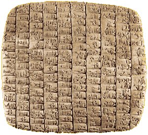 :: O fascinante universo da História ::: A escrita cuneiforme