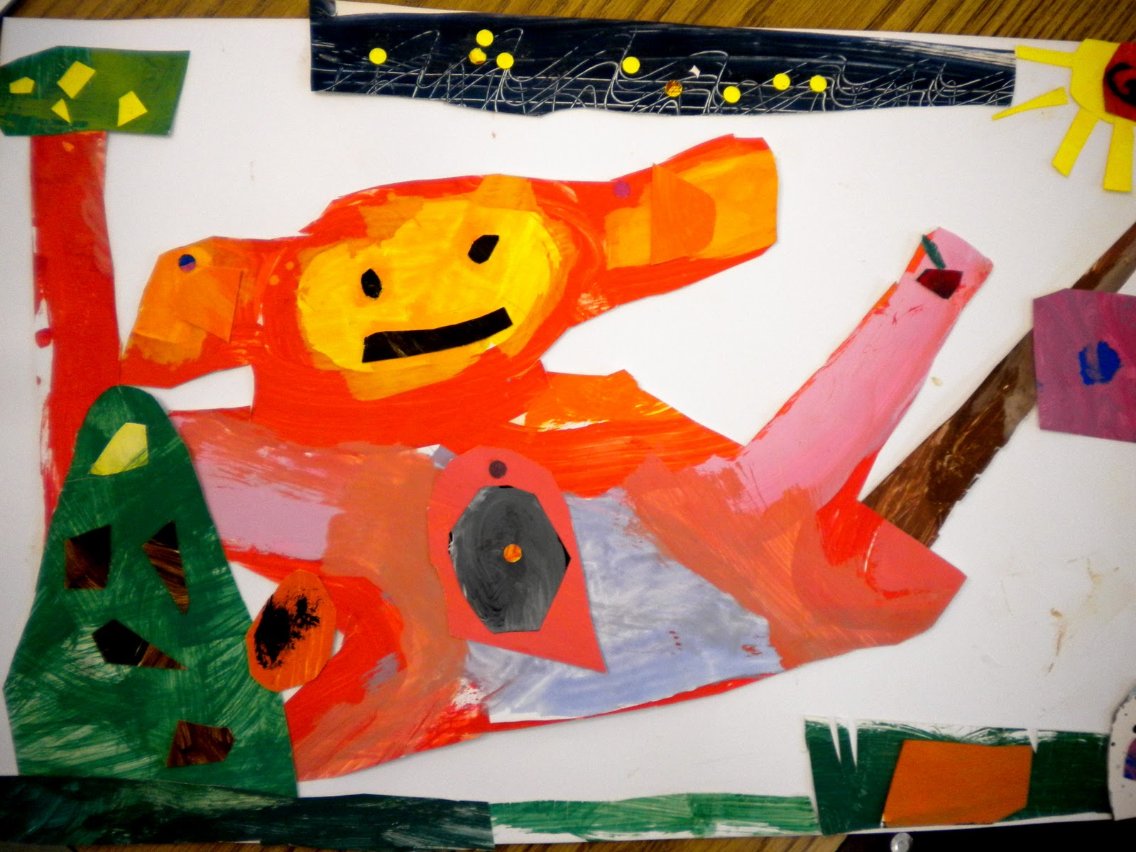 Waitsfield Elementary Art: Eric Carle Collages