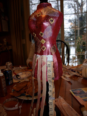 Red Heads Craft More Fun: Decorated Dress Form