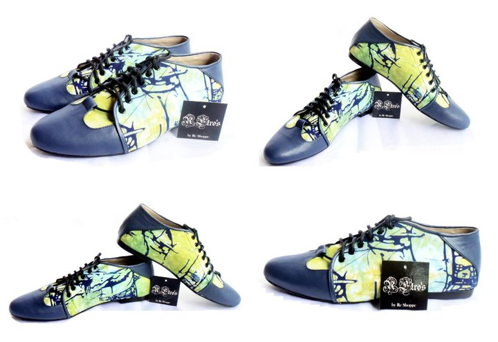 RE SHOPPE: (♥ earth) BATIK SHOES -> REtro's by Re Shoppe