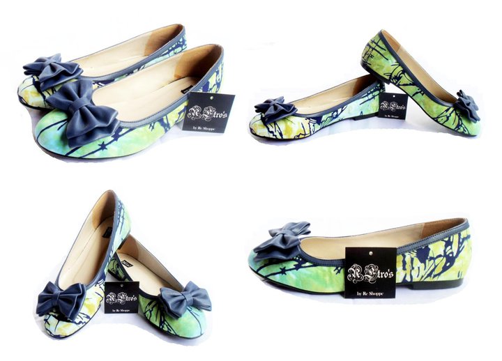 RE SHOPPE: (♥ earth) BATIK SHOES -> REtro's by Re Shoppe