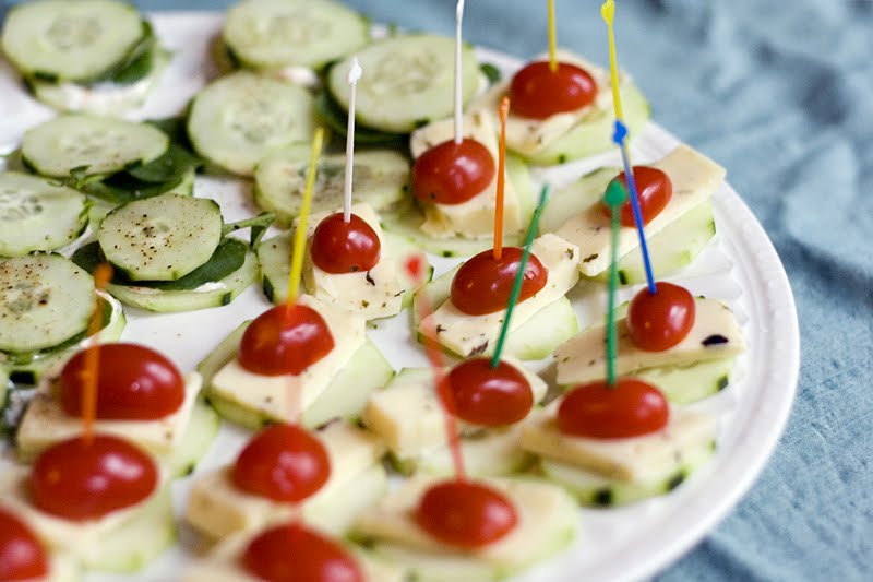 TASTY TRIX: A Healthy Snack Feast, For Spring ... and a Friend