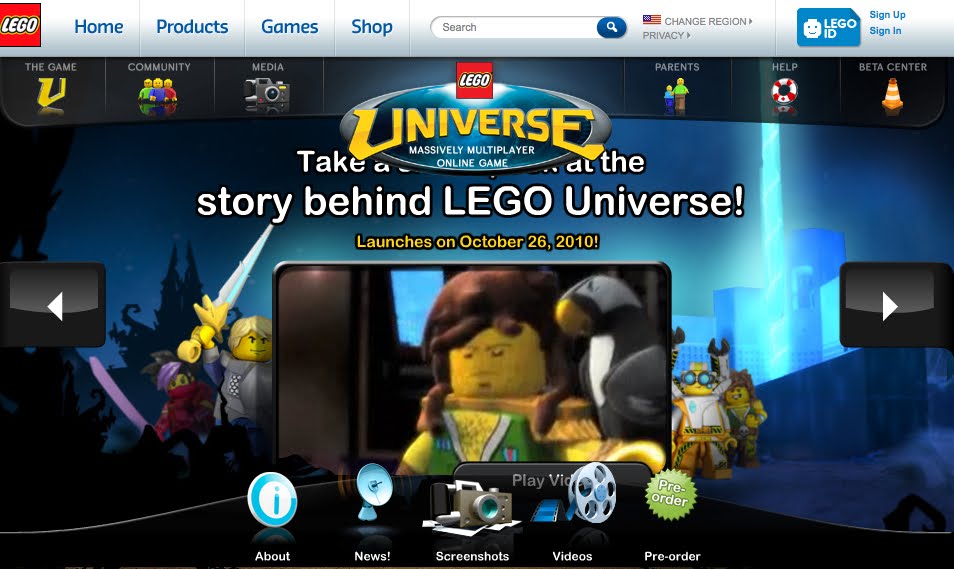 Interactive Multimedia Technology: Online Lego Universe: "Lego tries to ...