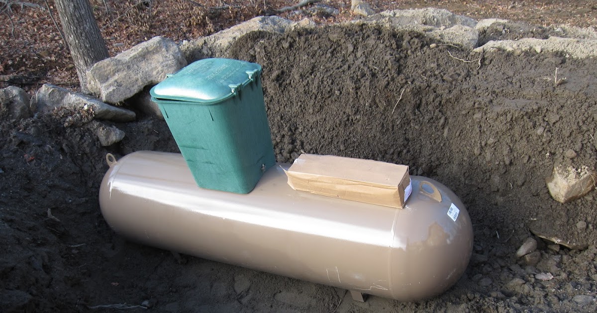 Building a House in Kent: Propane Tank