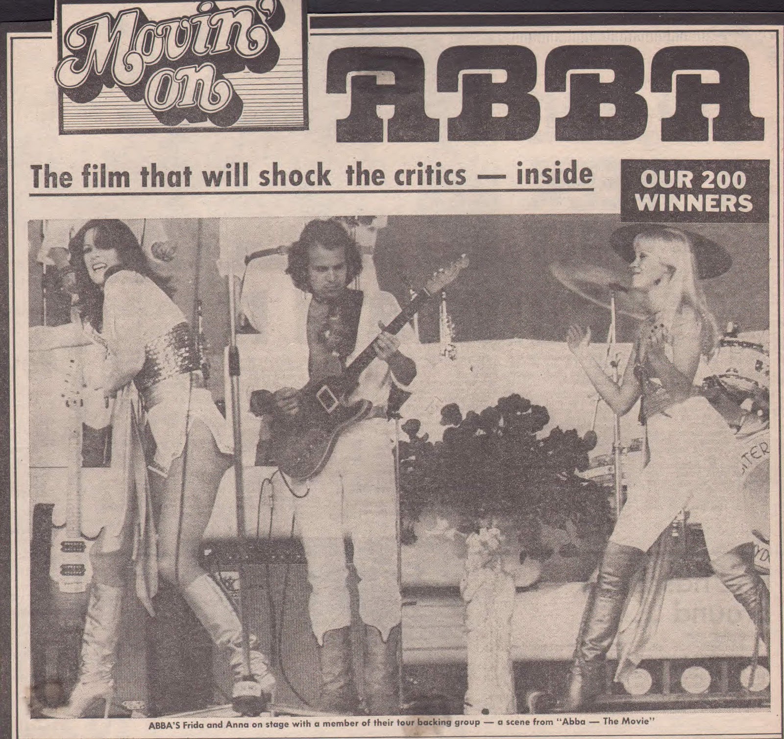 ABBAFanatic: ABBA Newspaper Clipping 1978