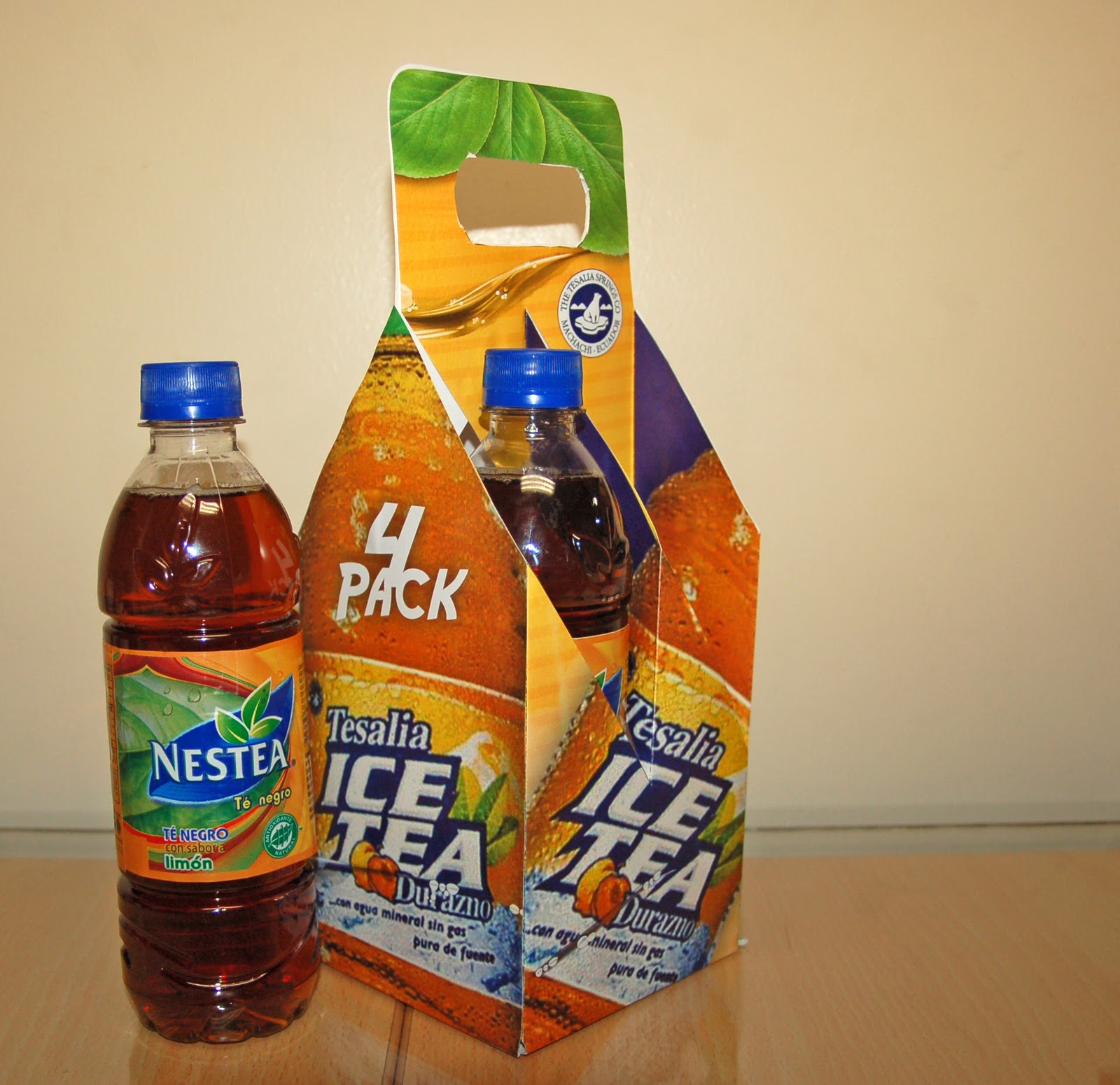 Empaques: Yerovi Correción Diseño de Botellero - Tesalia Ice Tea