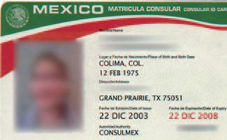 The Legendary: Matricula Consular - Carte Blanche For Illegal Immigration?