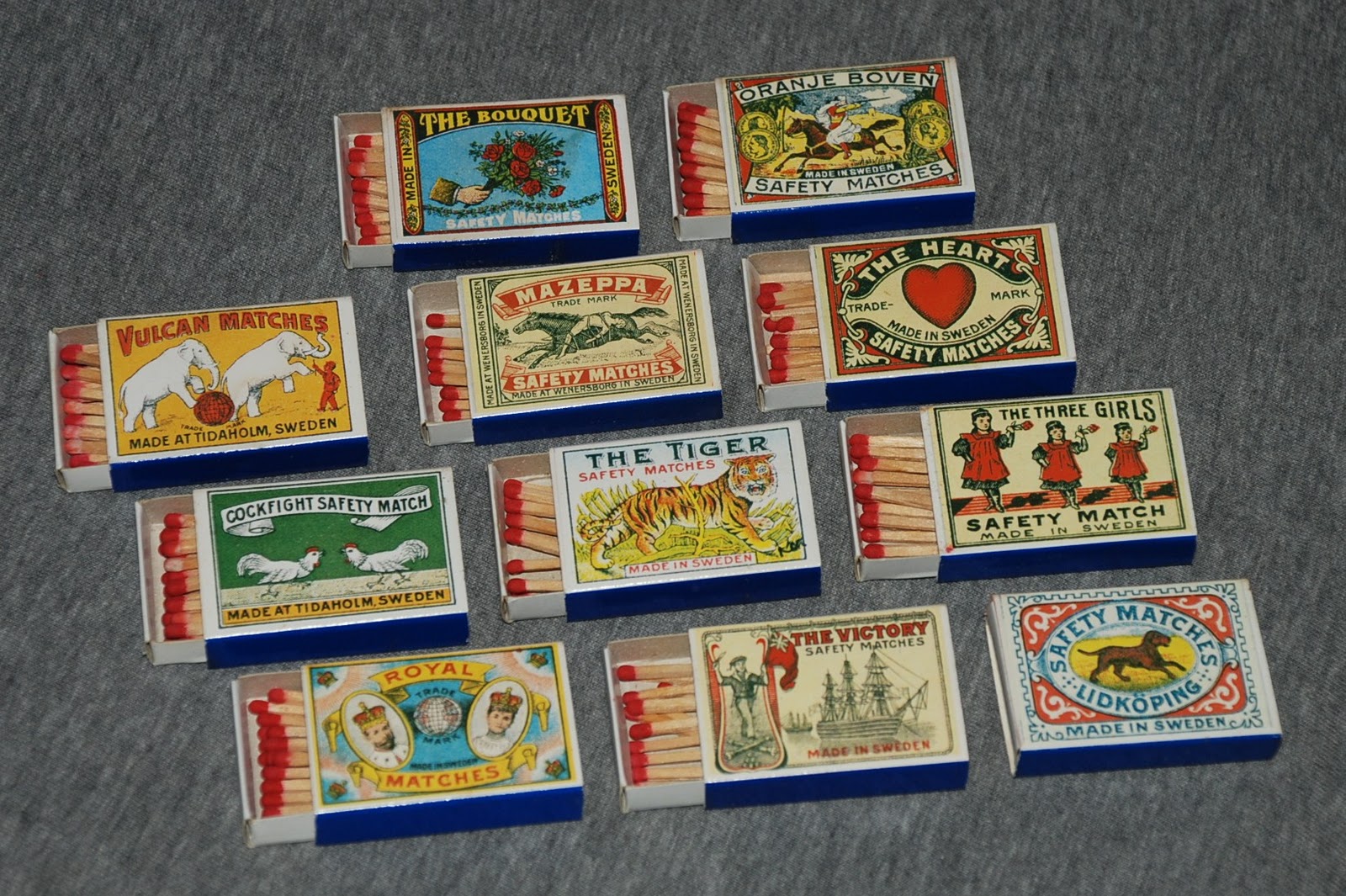 MATCHBOXES AND LABELS COLLECTION: December 2010