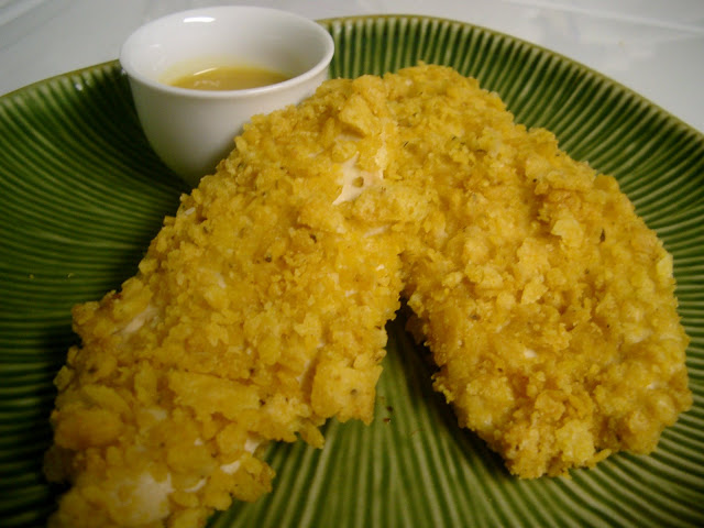 Frito Chicken with Honey Mustard Sauce