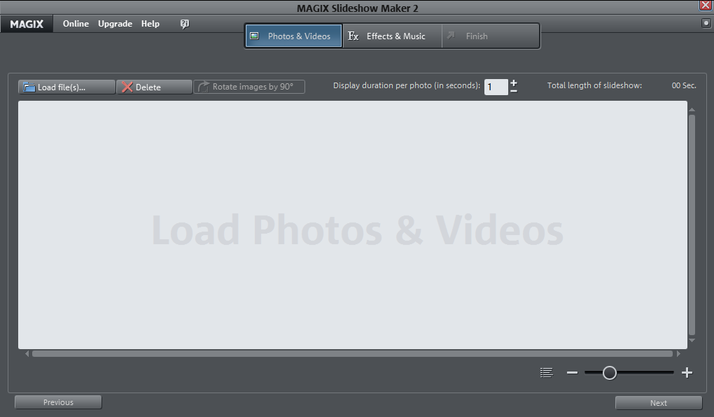 Magix Slideshow Maker 2, des diaporamas de qualités - ZinfosWeb