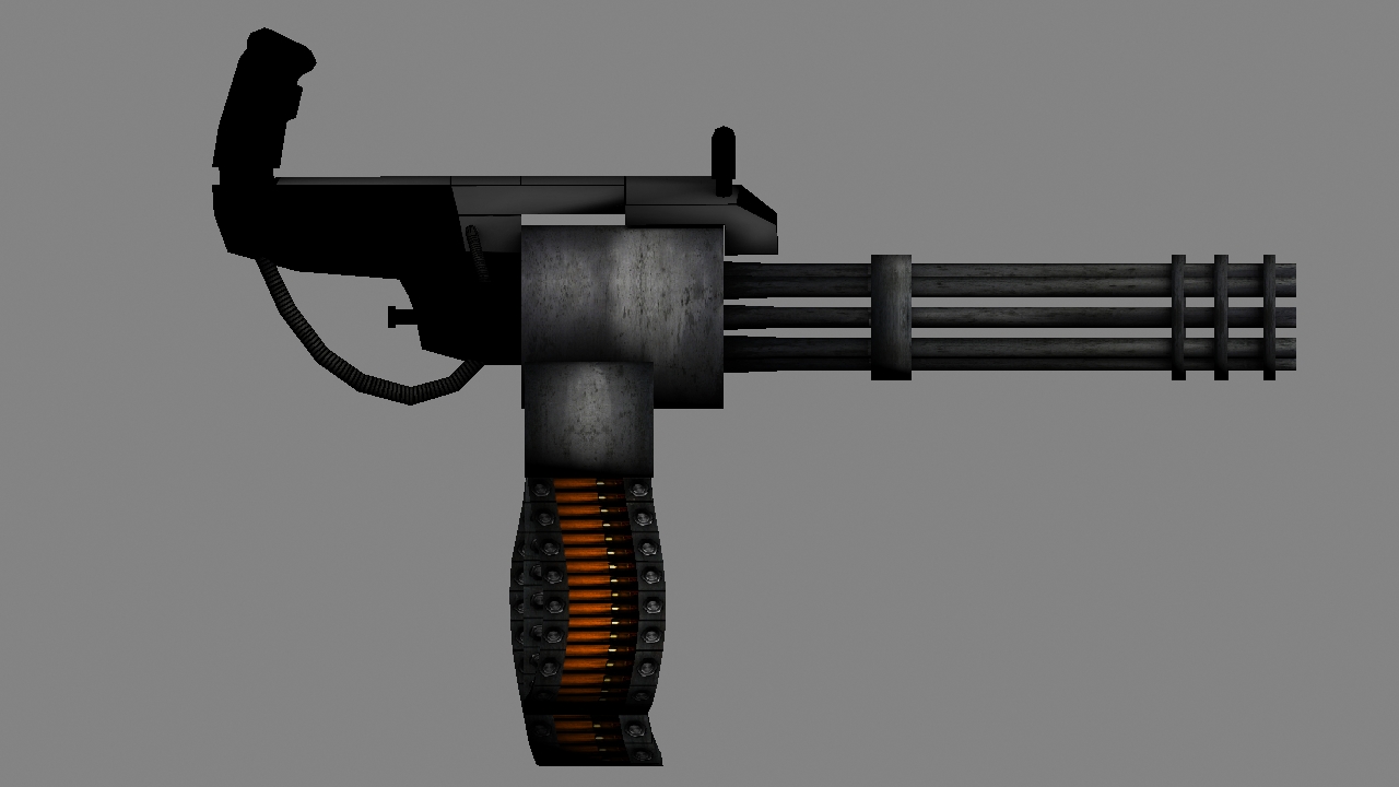 STEVEN CHABEAUX: Start of the Mini Gun Texture
