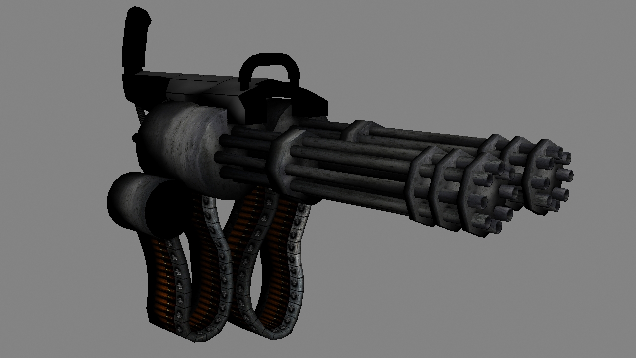 STEVEN CHABEAUX: Start of the Mini Gun Texture