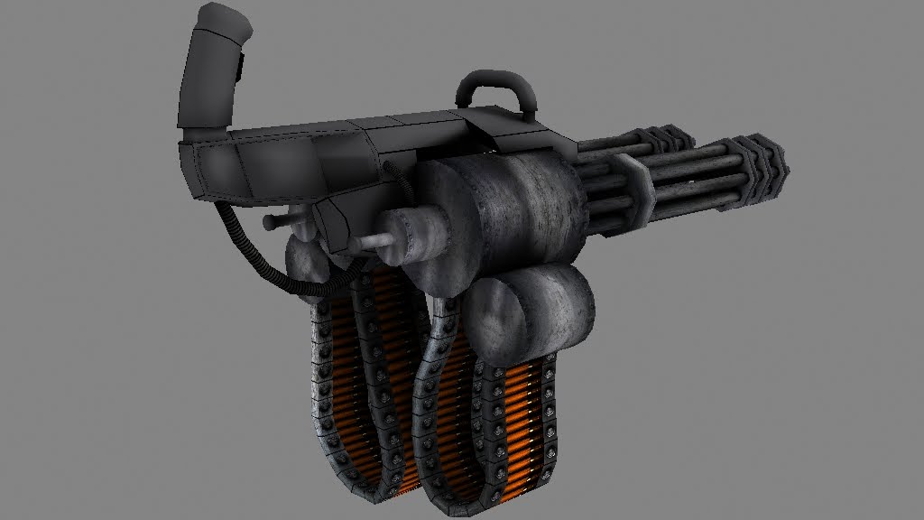 STEVEN CHABEAUX: Start of the Mini Gun Texture