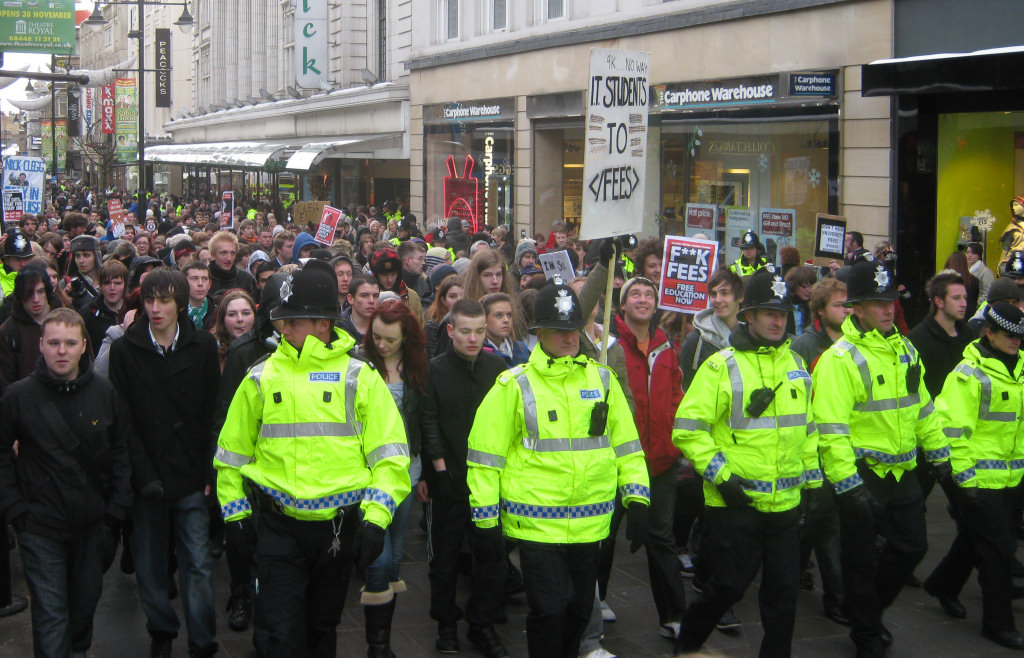 Photographs Of Newcastle: Newcastle Student Fees Protest