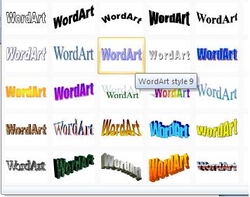 Usman's Software Blog: How to insert Word Art on Microsoft Word: