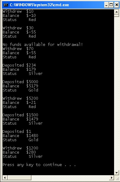 Advanced C++ with Examples: C++ example of State Design Pattern
