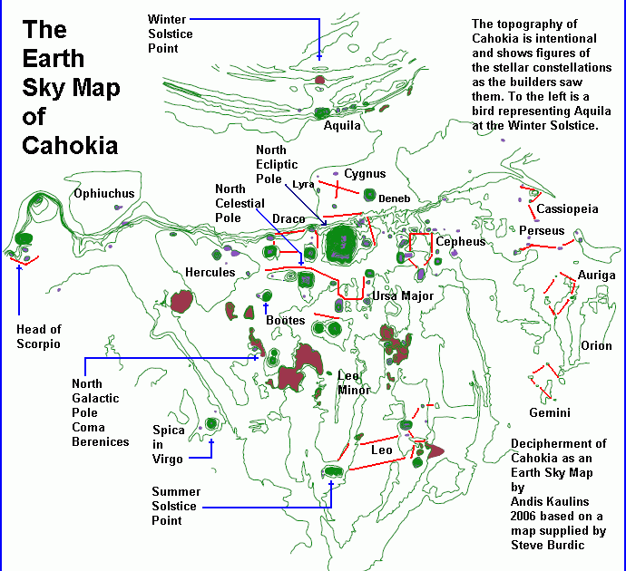 LEXILINE JOURNAL: Cahokia Mounds Earth Sky Map - Updated Decipherment ...