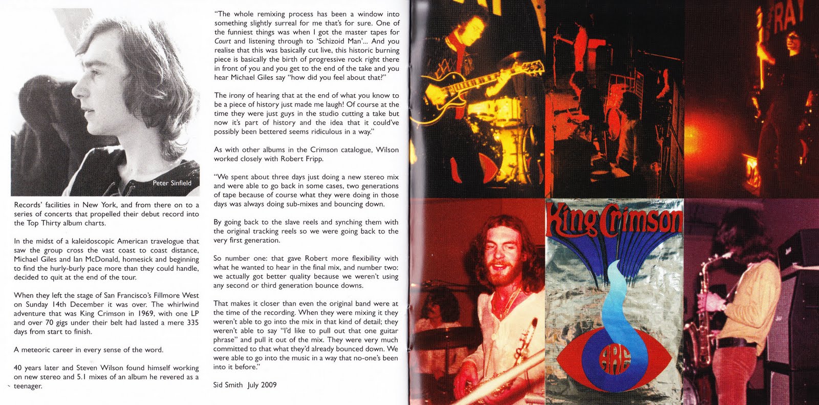 "Som Mutante": King Crimson - In the Court of the Crimson King (40th ...