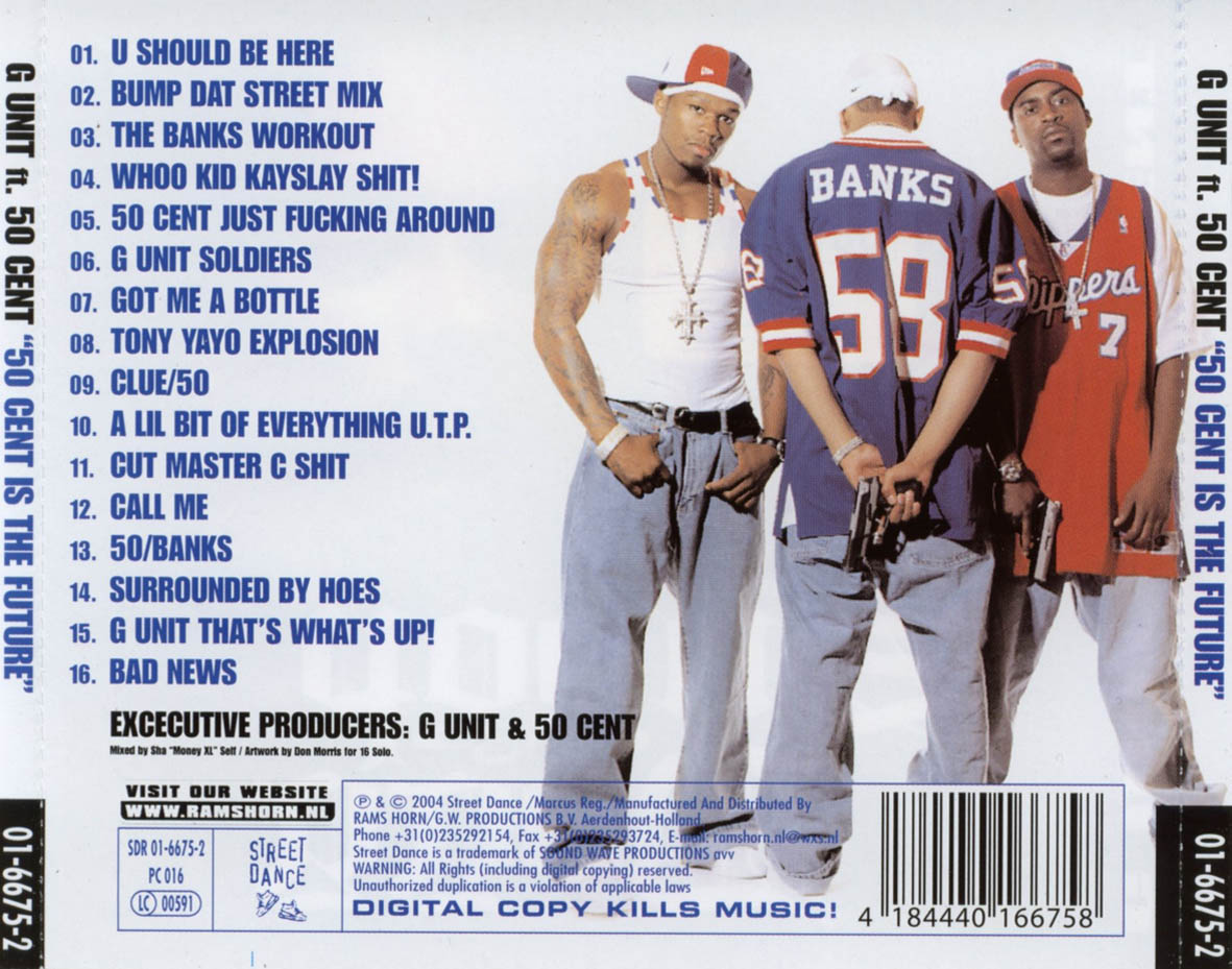 CARATULAS DE CD DE MUSICA: G-Unit Feat 50 Cent 50 Cent Is The Future(2004)