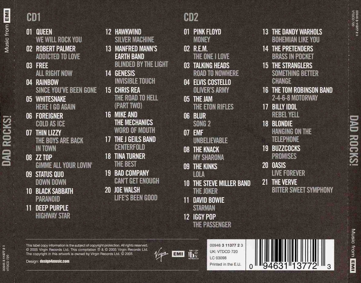 CARATULAS DE CD DE MUSICA: Dad Rocks!(2005)