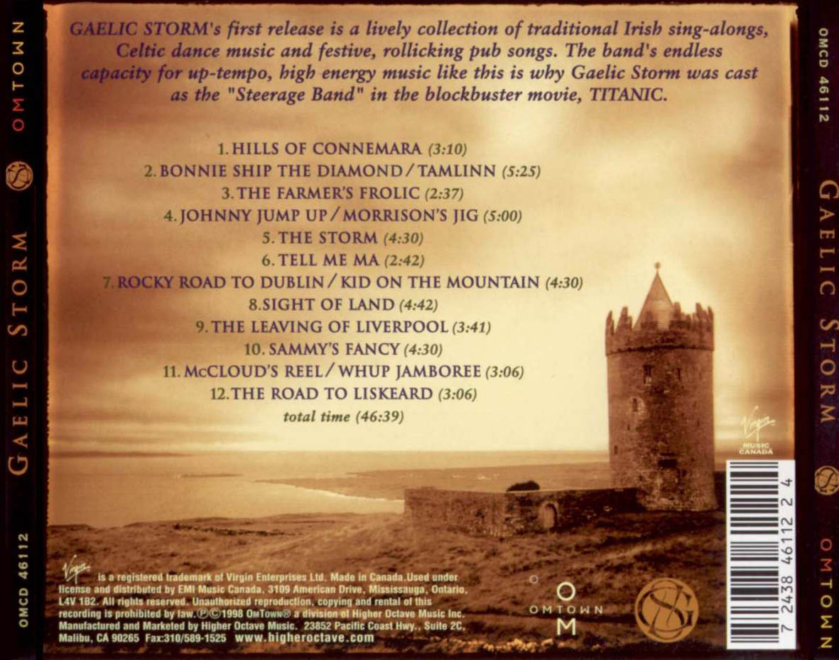 CARATULAS DE CD DE MUSICA: Gaelic Storm Gaelic Storm (1998)