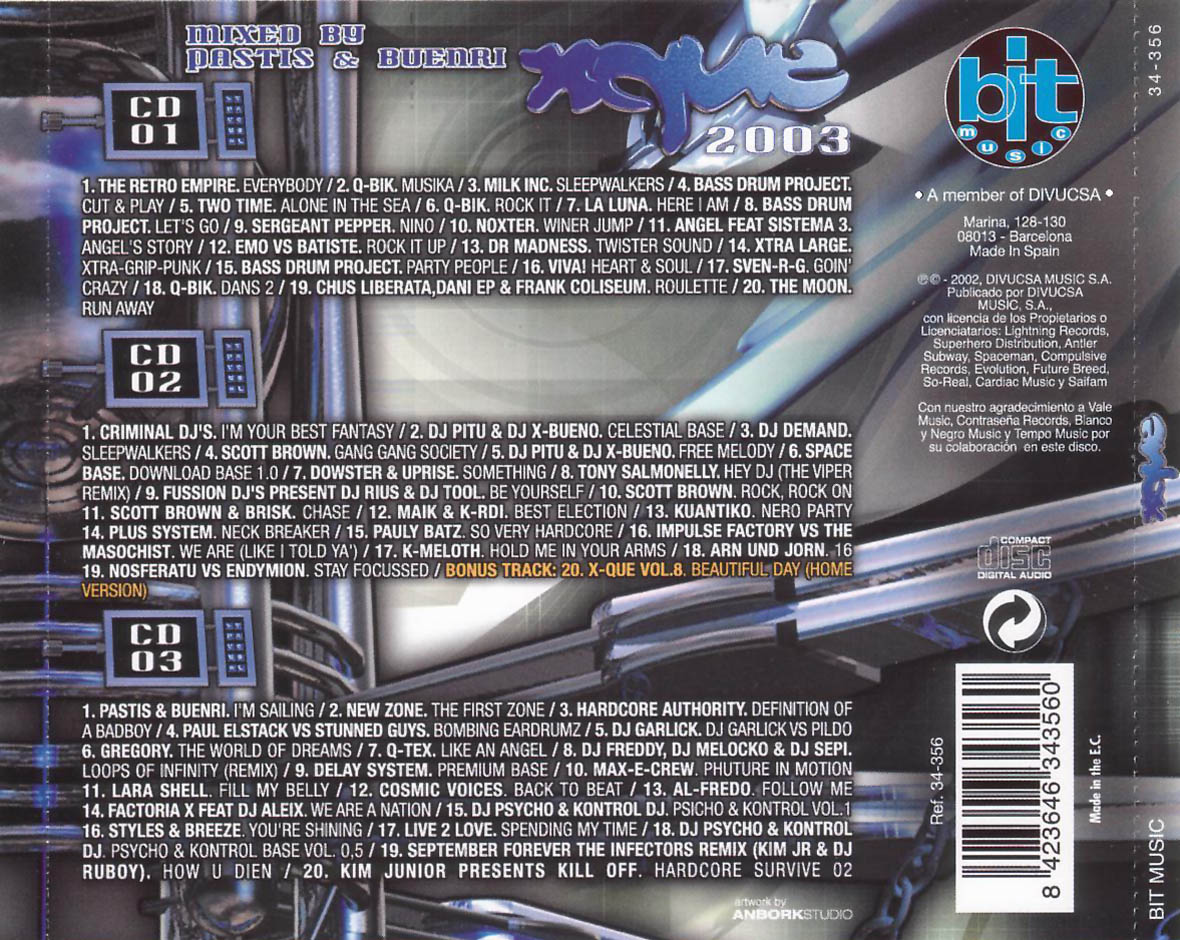 CARATULAS DE CD DE MUSICA: Xque 2003 (2003)