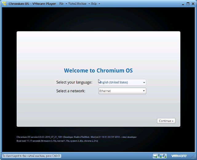 肉伯: Chromium OS (Google OS) 0.8.61.2010_07_21 中文版與支援中文輸入