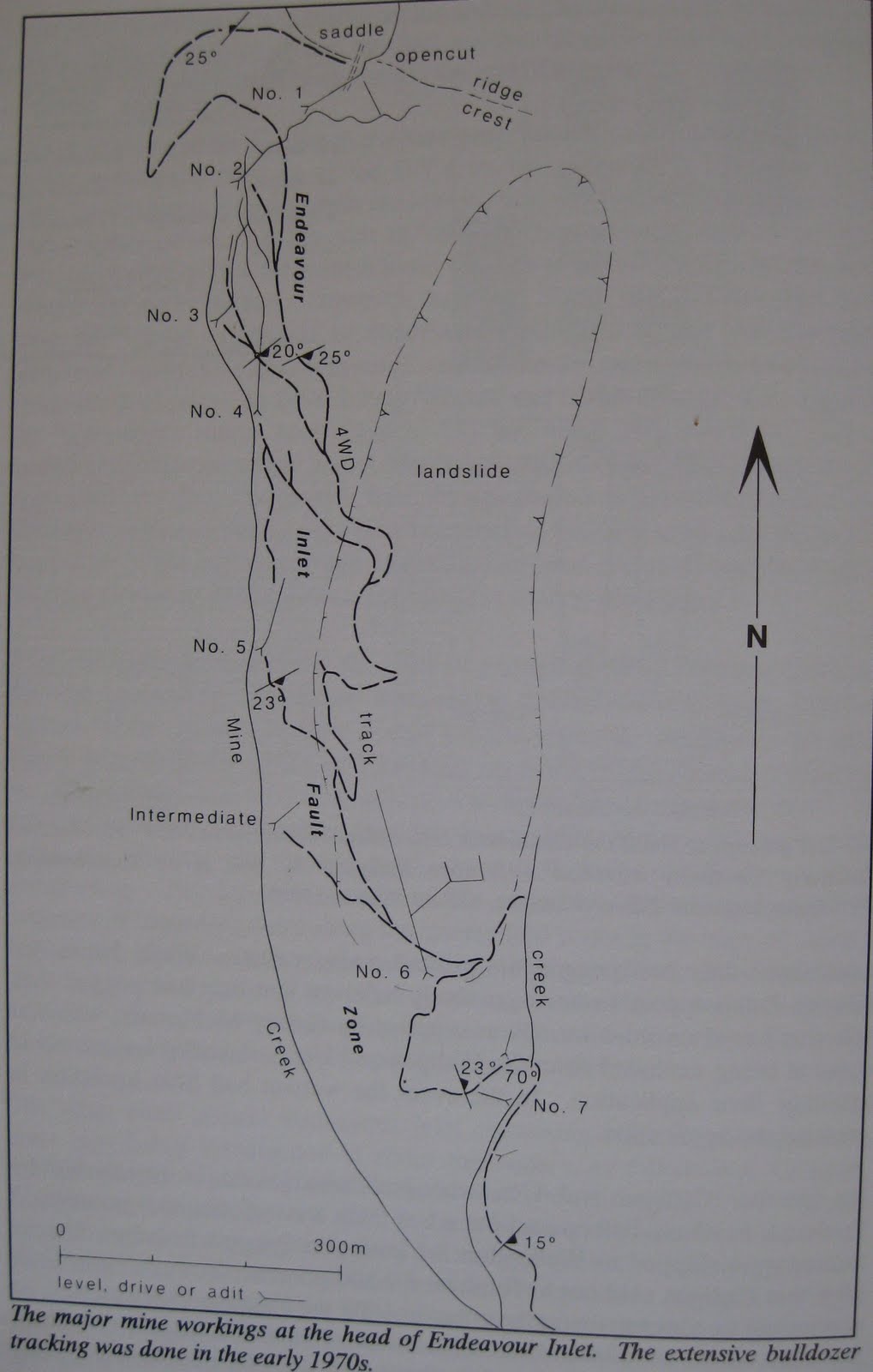 Endeavour Inlet History Blog: Mines, Adits , levels etc