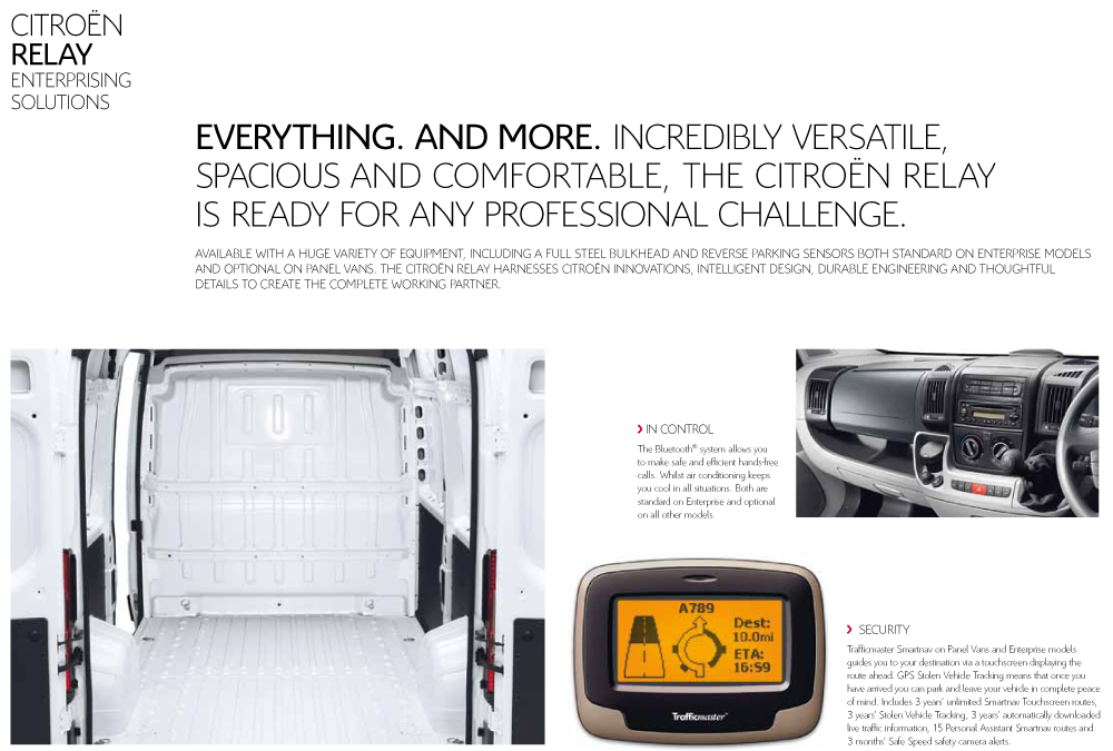 Citroen Commercial Microsite: Citroen Business Centre - Relay Van