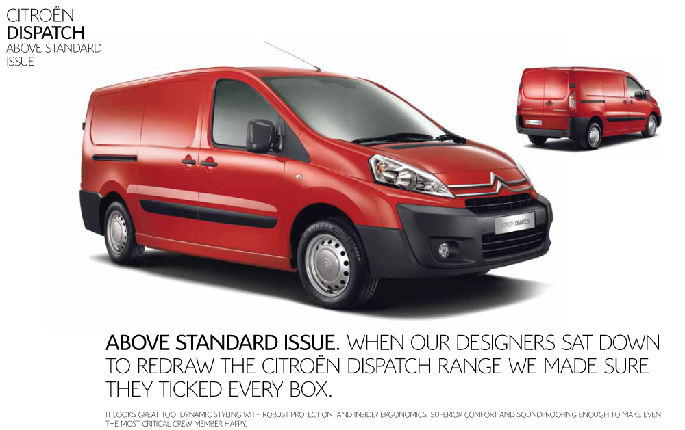 Citroen Commercial Microsite: Citroen Business Centre - Dispatch Van