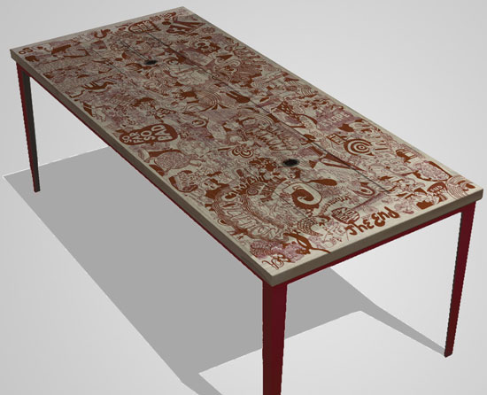 Andy Smith Illustrator Blog: Doodle Table