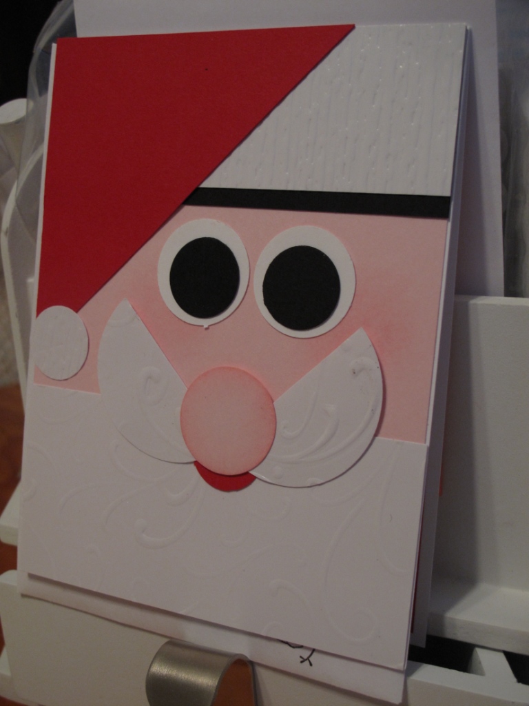 Craft Room Stamper: Santa Face - Christmas Card