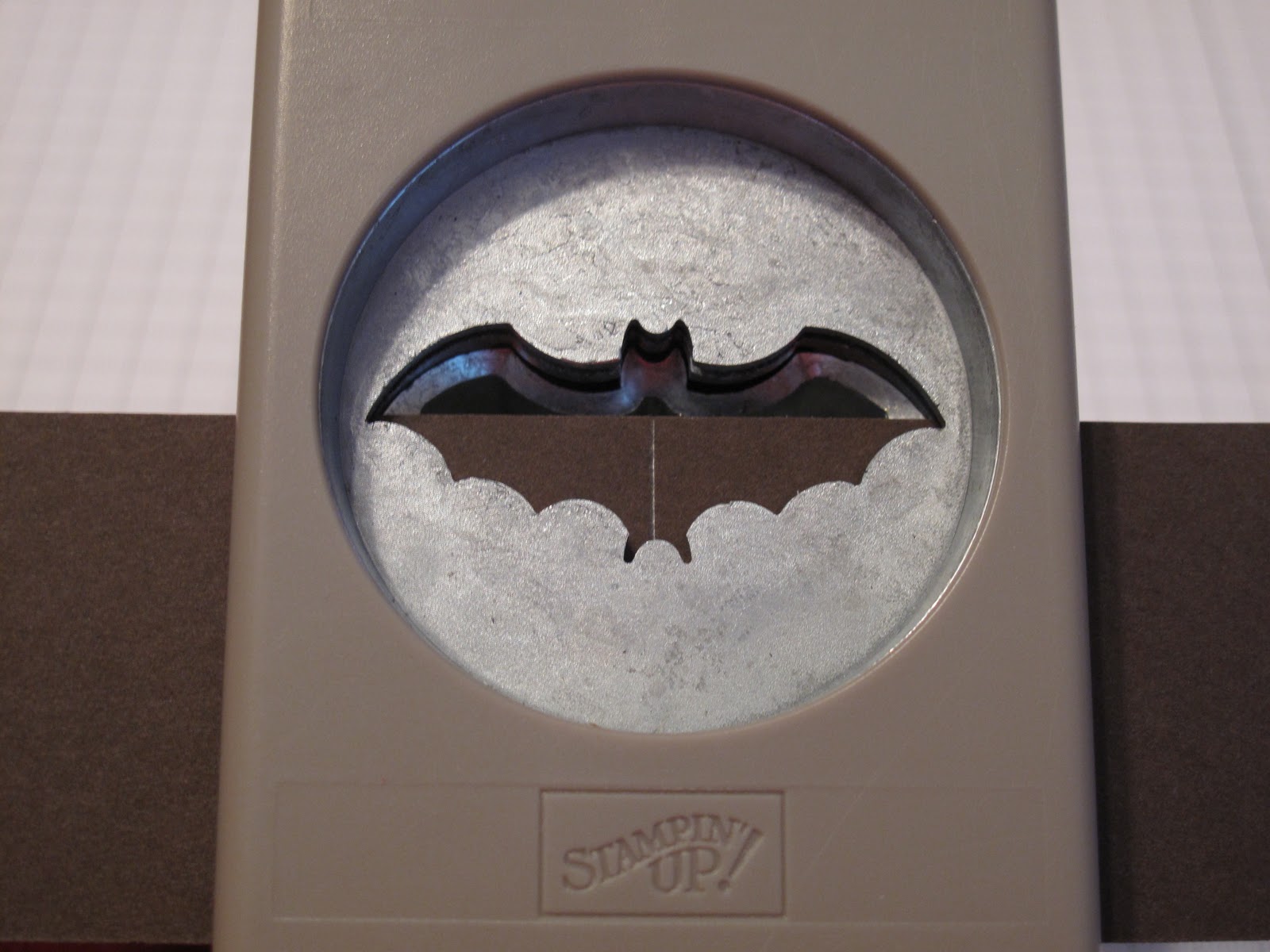 Craft Room Stamper: Stampin' Up! Bat Punch Scallop Edge