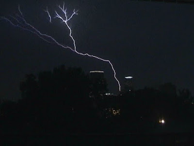 Visions of Minnesota: Heat Lightning over Minneapolis