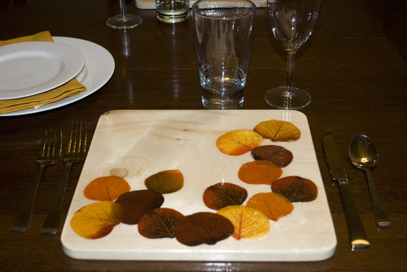 Houseful of Handmade: Fall Leaf Chargers