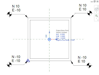 Uso de Coordenadas en Revit 1 - Internal Point, Survey Point y Project ...
