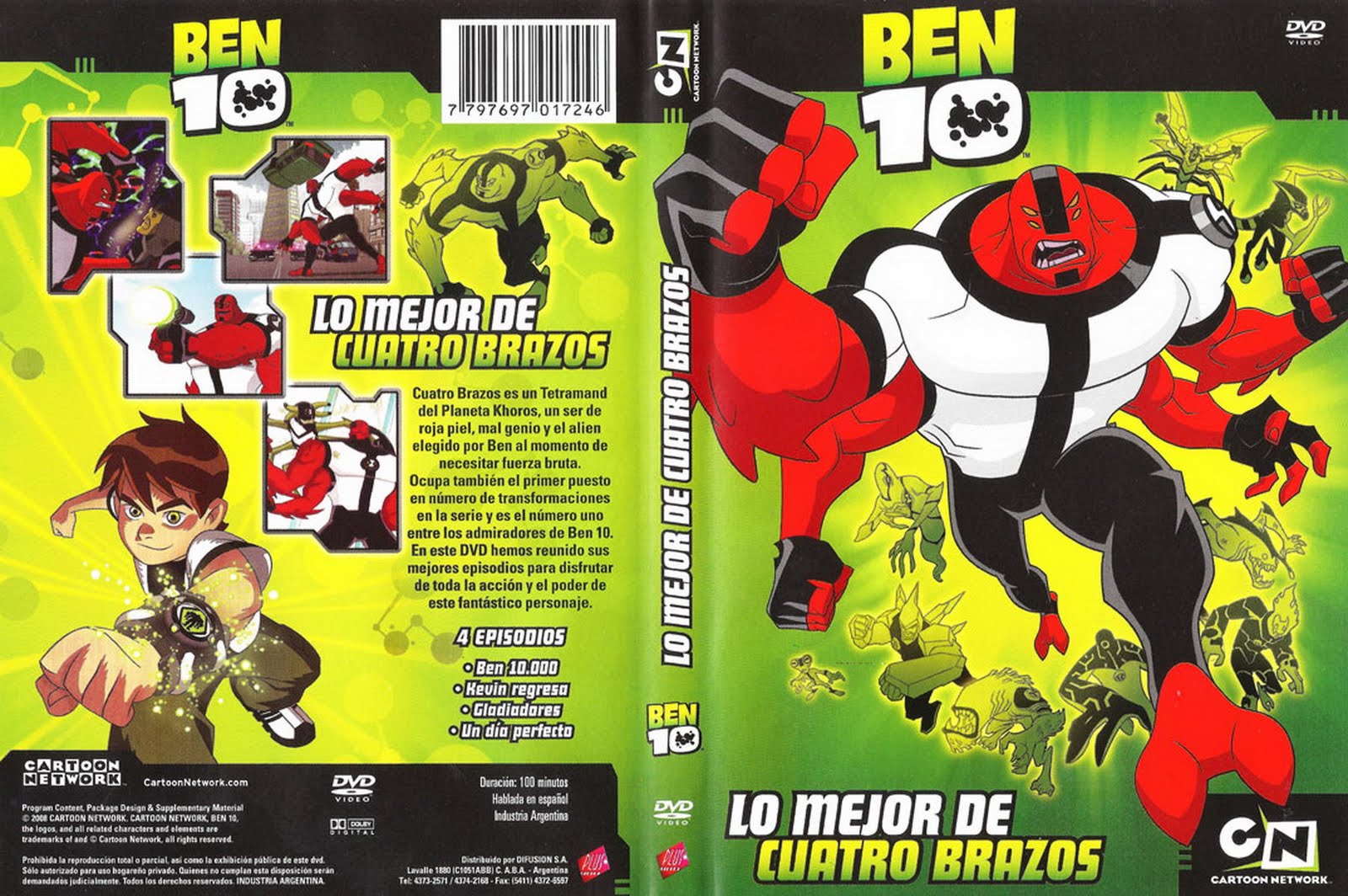 MI CINE: BEN 10 LO MEJOR DE CUATRO BRAZOS