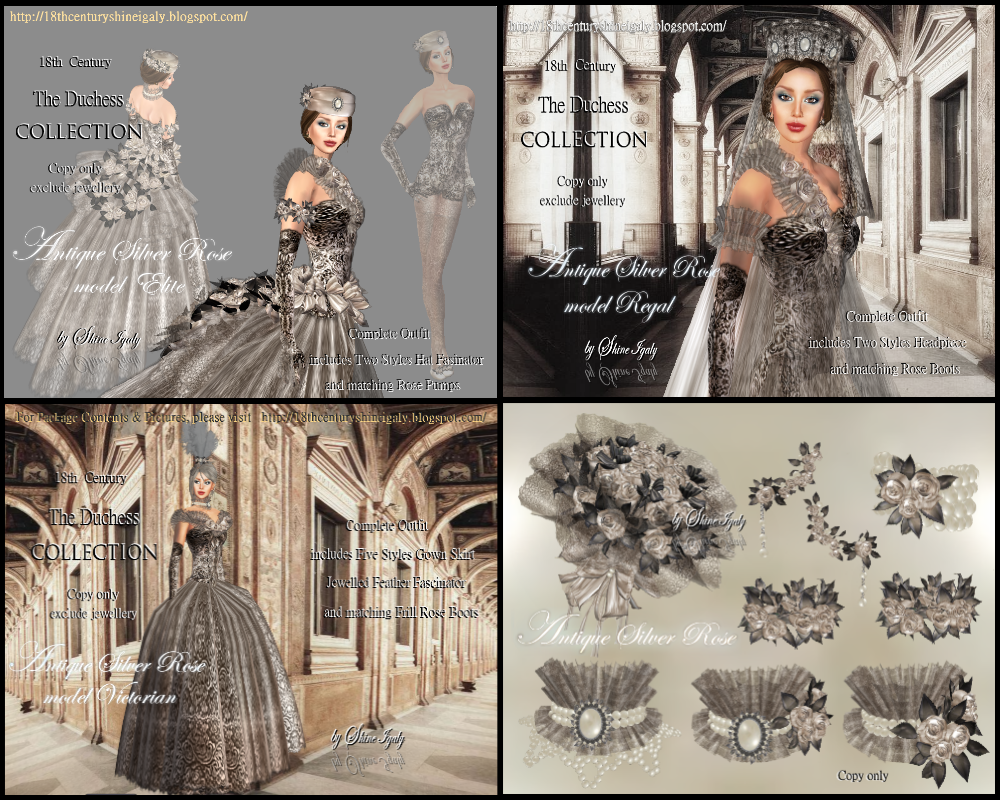 The Duchess COLLECTION: Antique Silver Rose