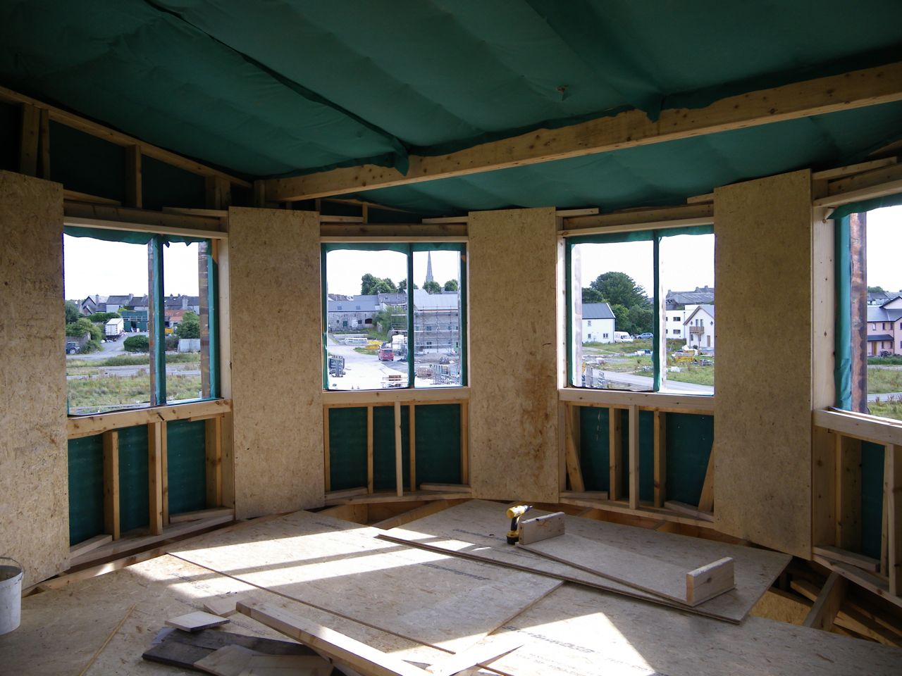 52-53 Build: Interior Ready for Plasterboard