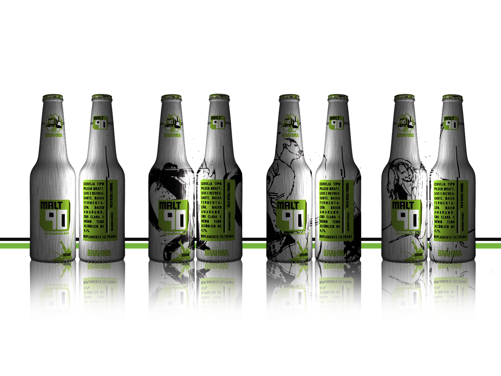 Thiago Muniz - Design Gráfico: Malt 90 + Rock