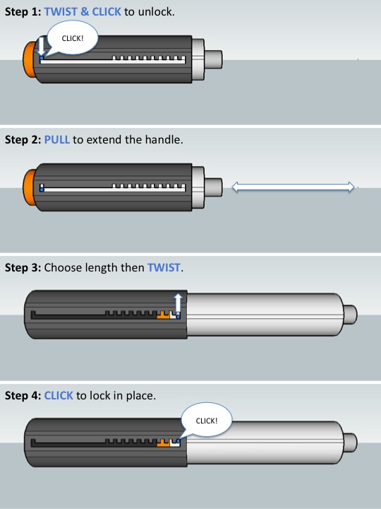 ATC Designs: iLotion: Twist, Pull & Click Mechanism
