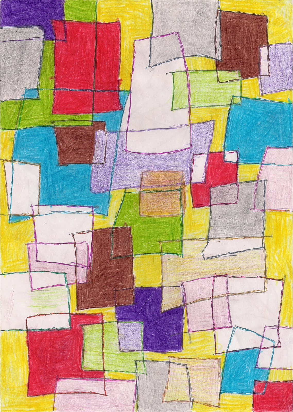 Listening to the Arts: Abstract Square Design