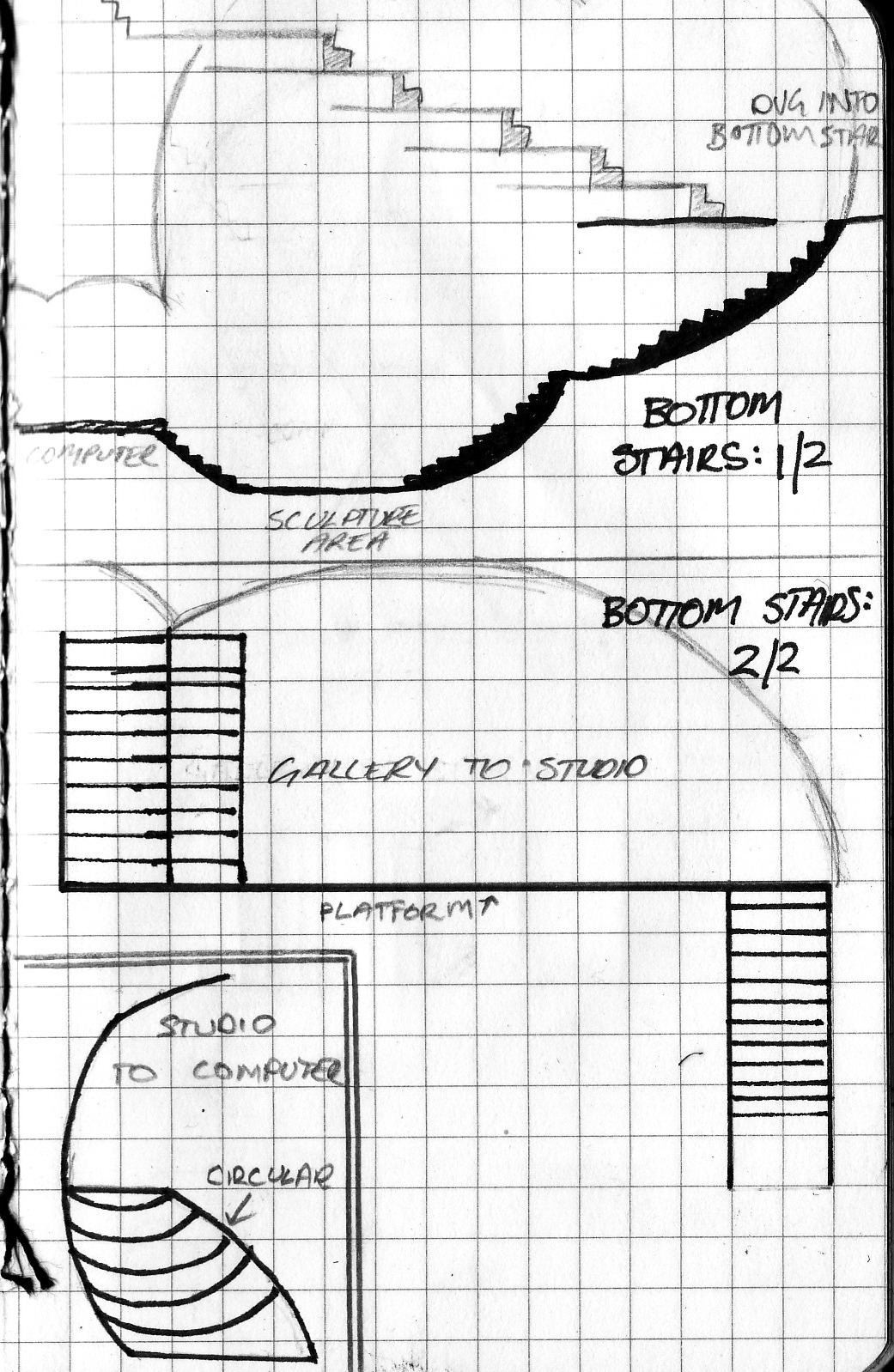 ARCH1101: Progress: Stair Sections