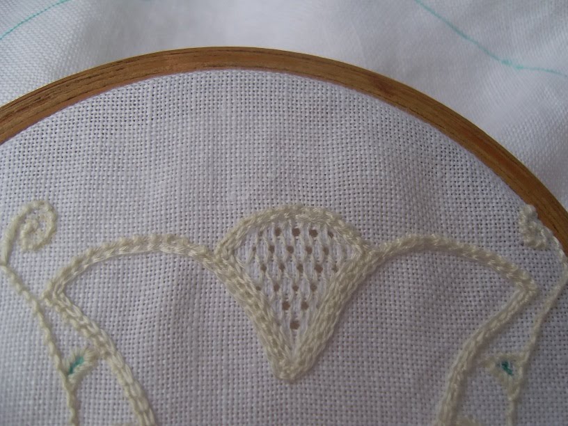 Pulled thread stitches-Schwalm embroidery