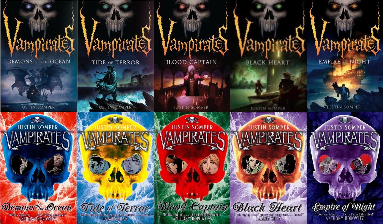 Empire of Books: Cover VS Cover - The Vampirates Series