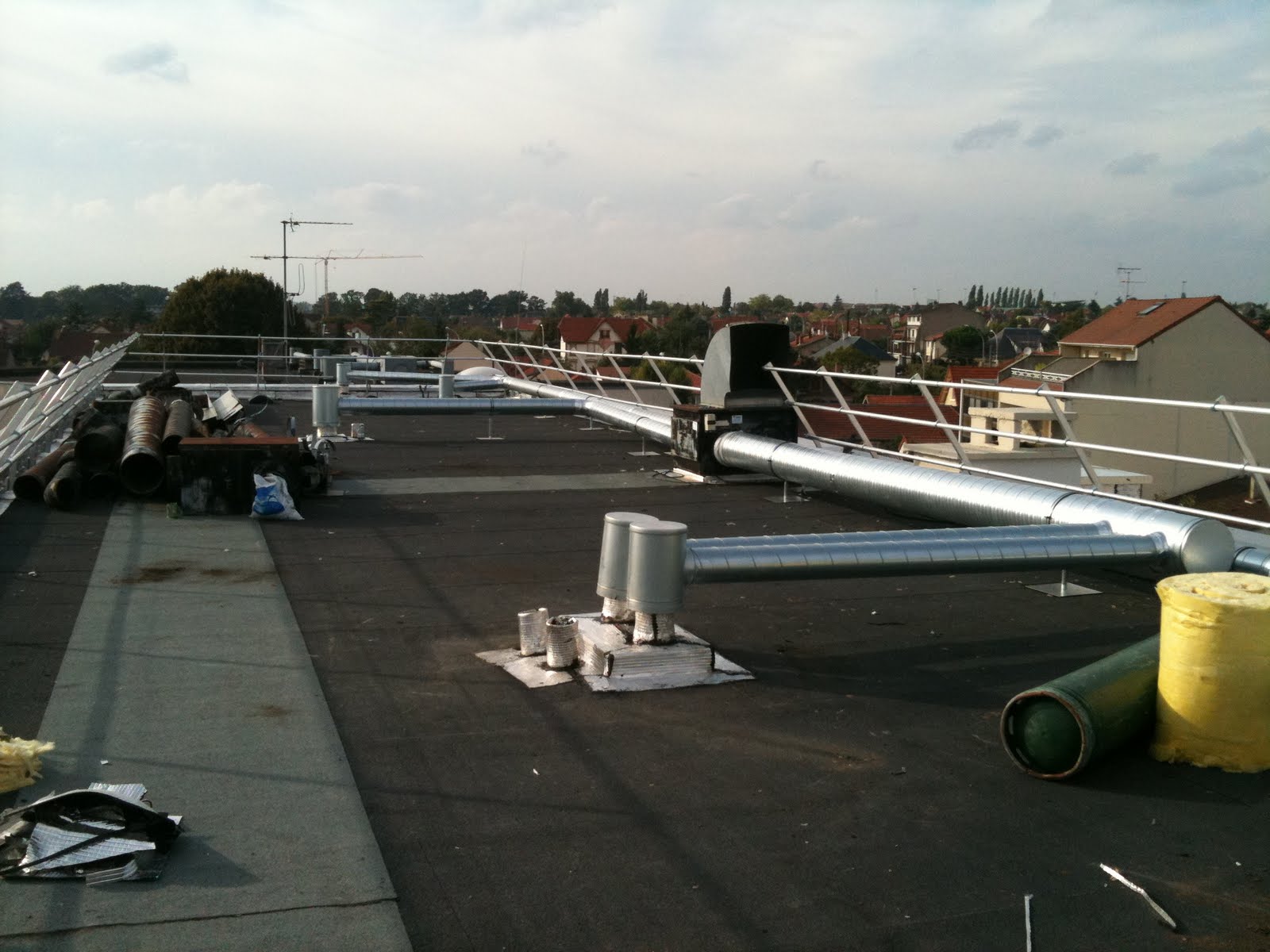 Conseil syndical les Coquelicots: Photos du nouveau réseau de VMC ...