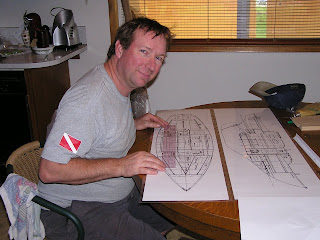 Alberg 30 sailboat project: Interior blues