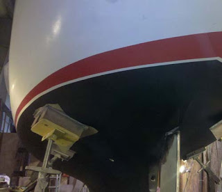 Alberg 30 sailboat project: Boot Stripe