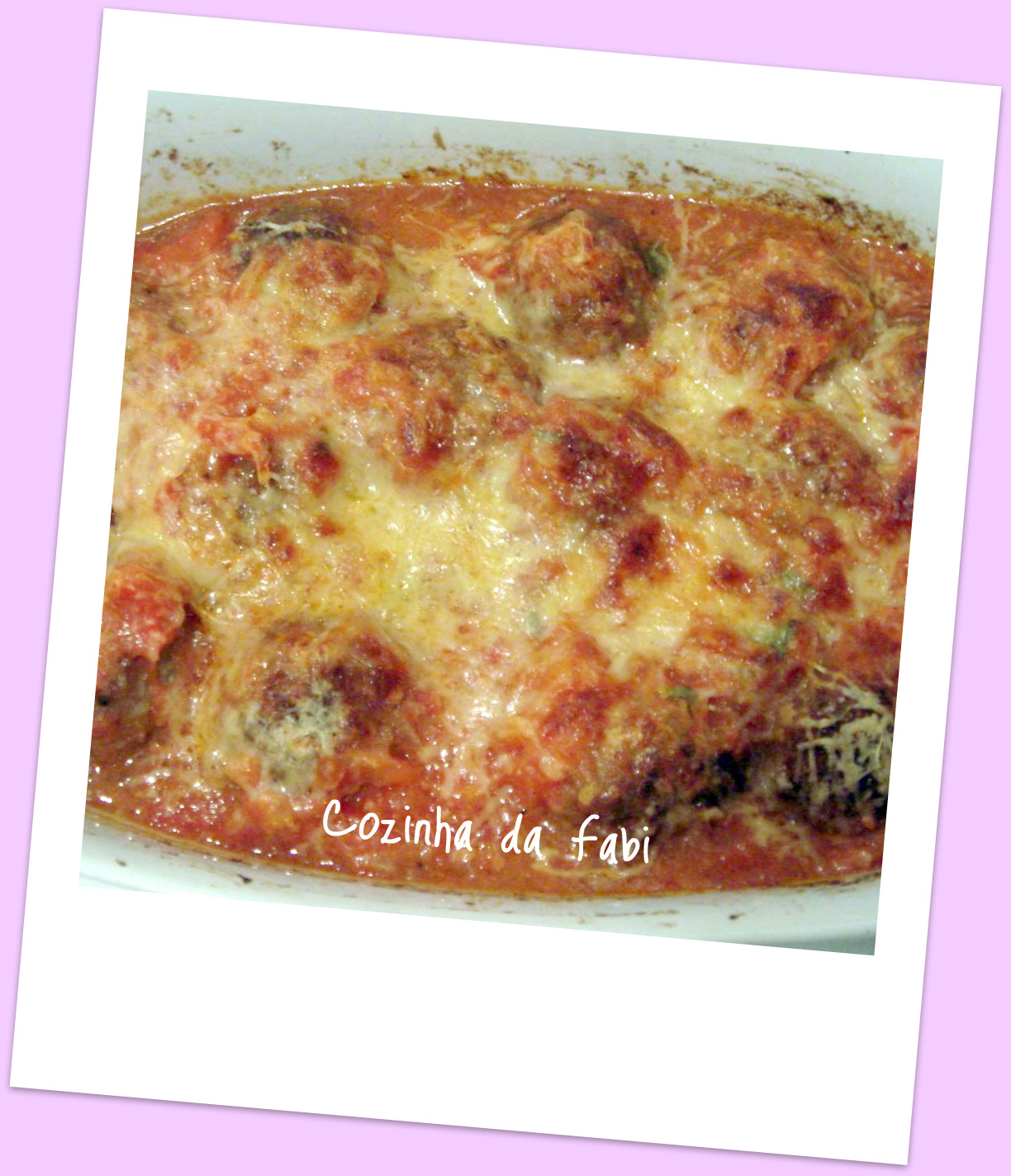 Cozinha da Fabi: Polpetas a Parmegiana